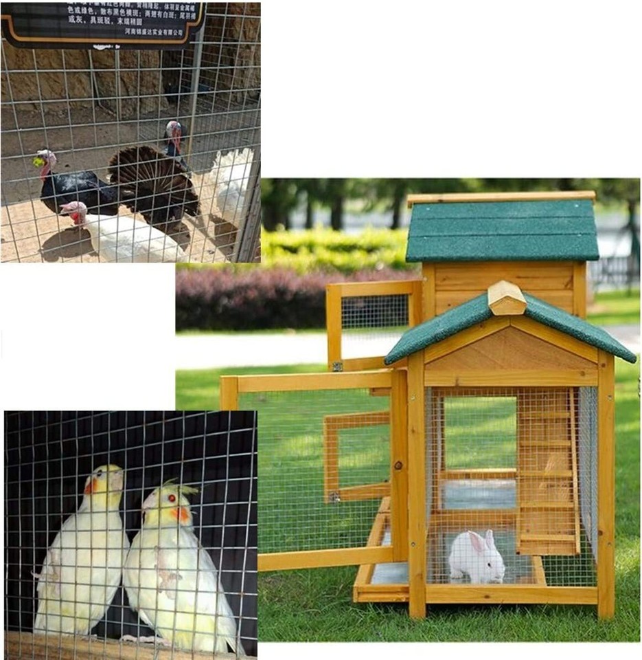 Galvanized Chicken Wire Cage 1/4inch x 36inch Hardware Cloth Welded ...