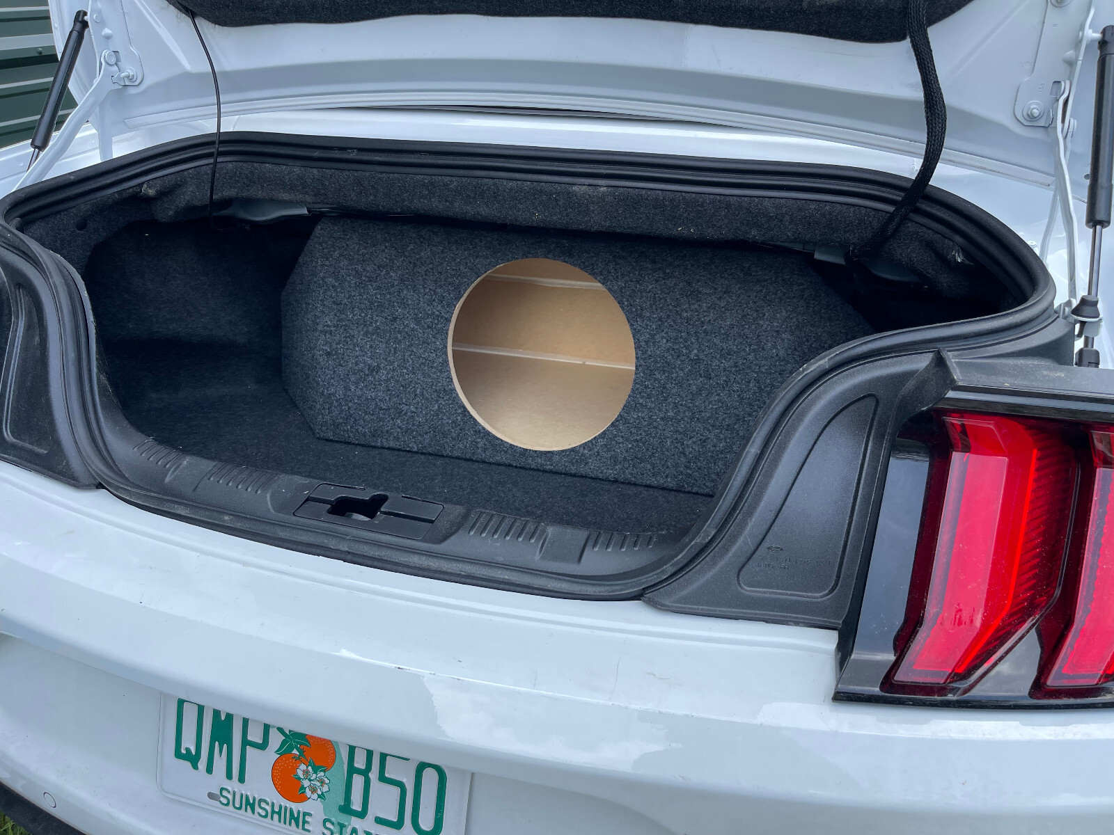 ZEnclosures 2015-2025 Mustang CONVERTIBLE 1-10" Subwoofer Box Sub Box ...