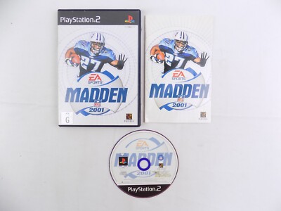 Mint Disc Playstation 2 Ps2 Madden NFL 2001 - Inc Manual | eBay Australia