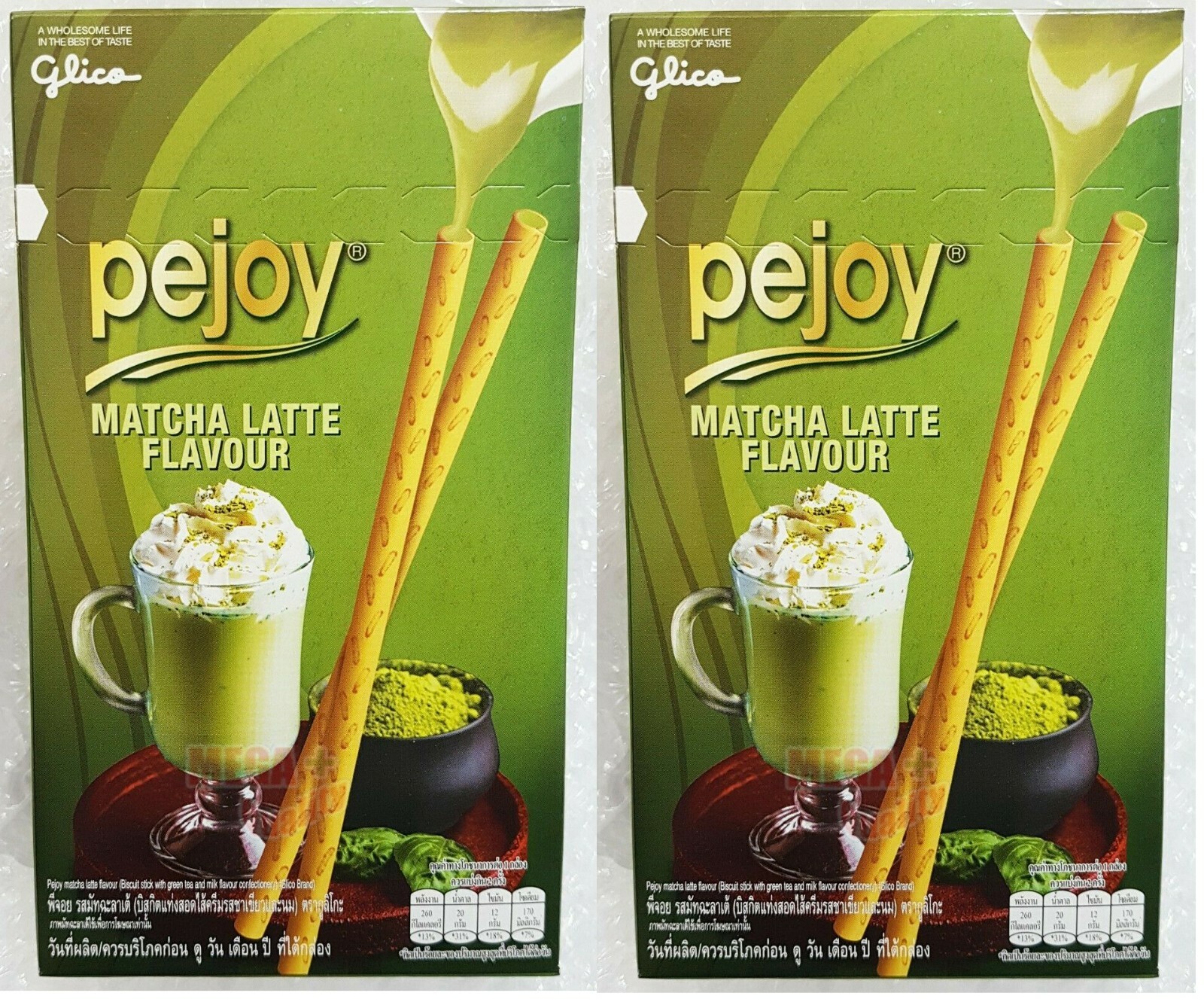 Glico Pejoy MATCHA GREEN TEA FLAVOUR Biscuit Stick Green Tea ...