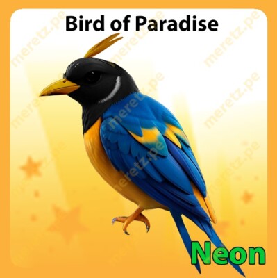 Adopt from Me, Luminous Neon Bird of Paradise Pet | eBay