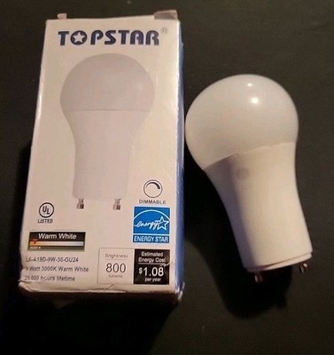 LED GU24 Base 2 Prong Light Bulbs Qty 2 | eBay
