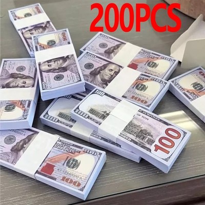 4+ Aged 20k Money Props Toy Play Fake Bills For Video, Learning ...