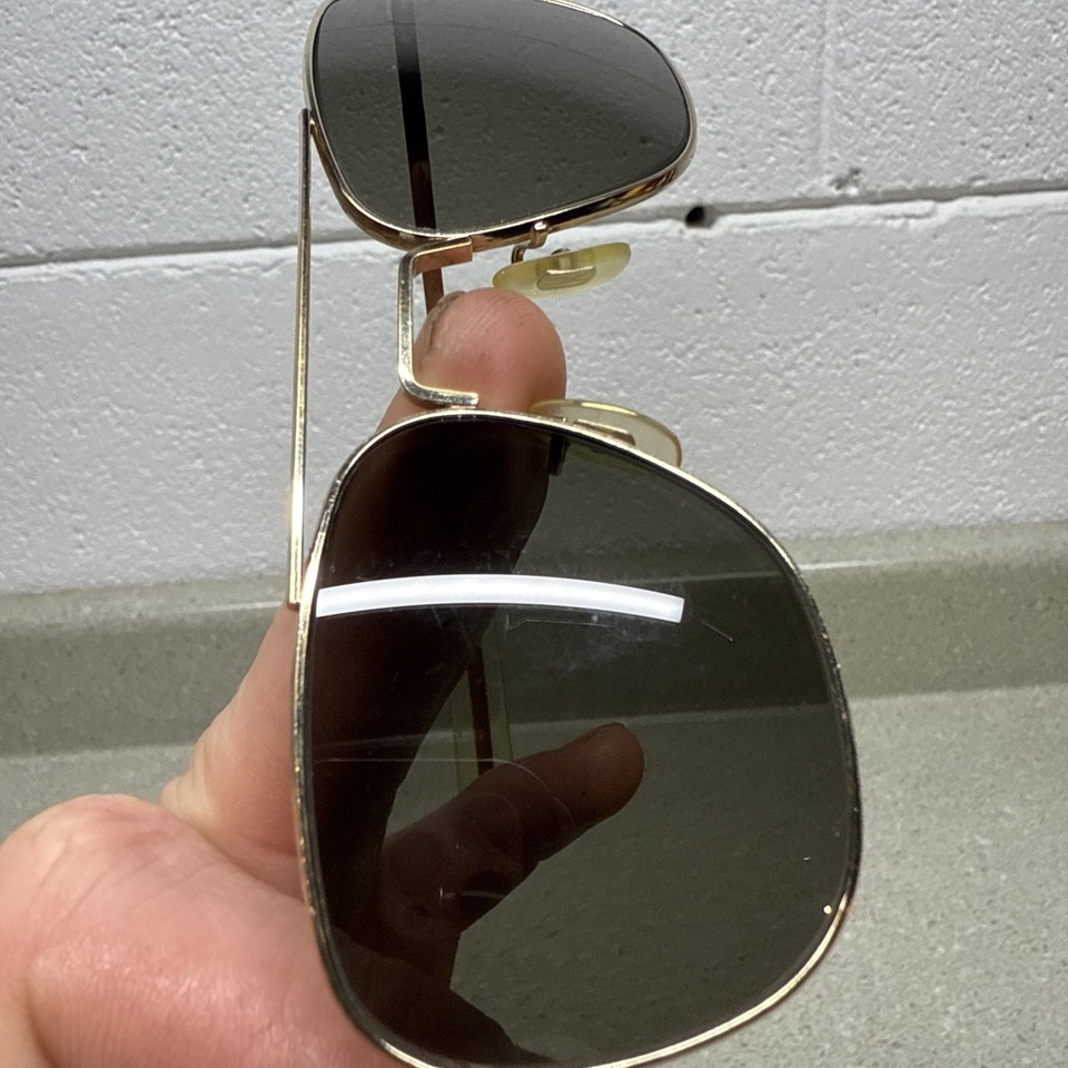 American Optical Pilot Aviator Sunglasses 5-1/2 | eBay