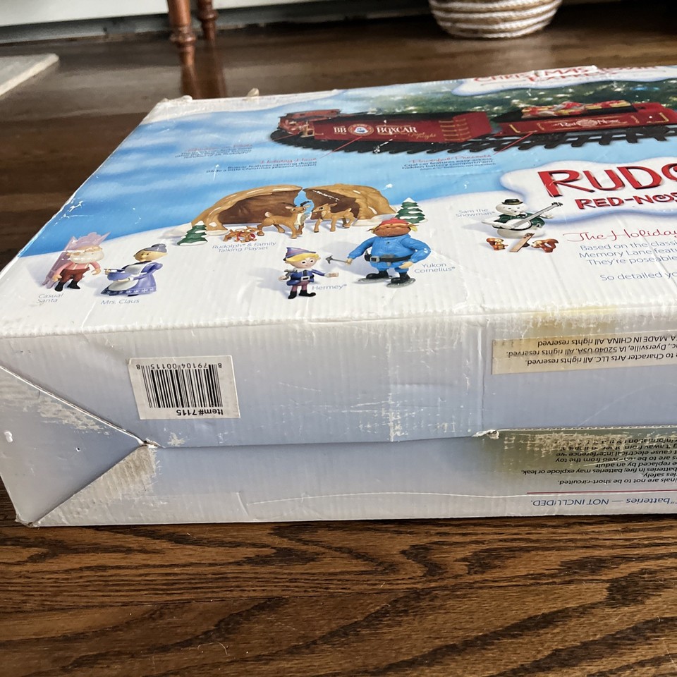 Rudolph The Red nose Reindeer Train Set O Gauge Complete AS IS PARTS ...
