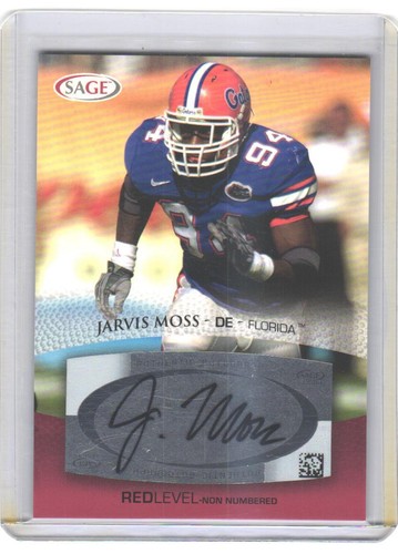 2007 SAGE Jarvis Moss #A37 Autographs Red AU | eBay
