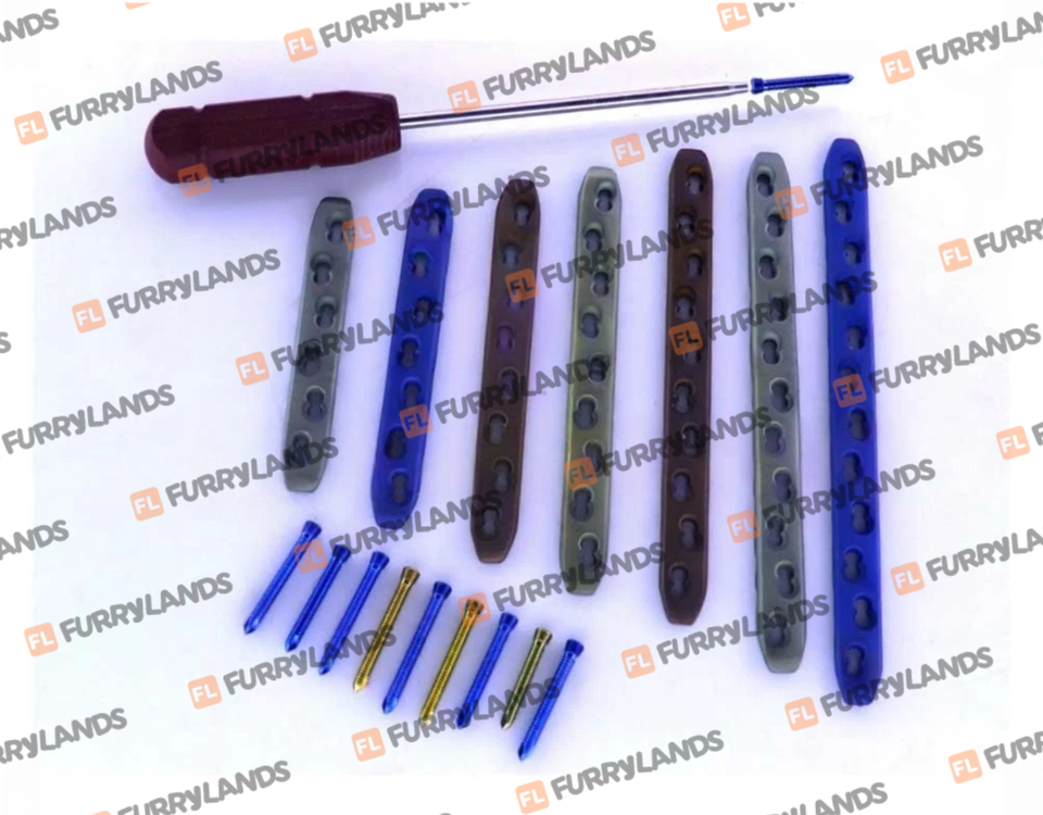 4.5/5.0mm Safety Locking Broad Plates (6–12H) + 5.0mm LCP Screws – 77 ...