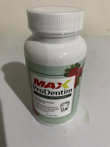 MAX ProDentim Advanced Oral Probiotics 60 Caps. New Ship Free. Exp 02/ ...