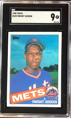 1985 Topps 620 Dwight Gooden SGC MINT 9 | eBay