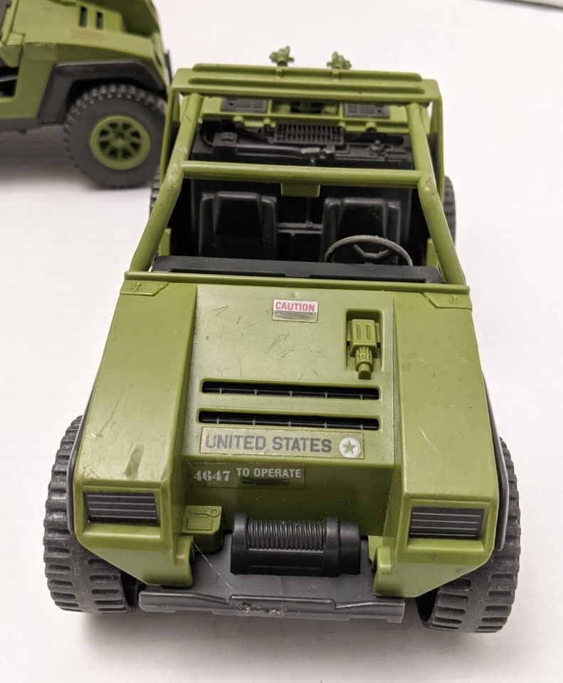 Lot Of Vintage 1979 Buddy L Corp Army Jeep T-5278 Military & 2 Gijoe ...