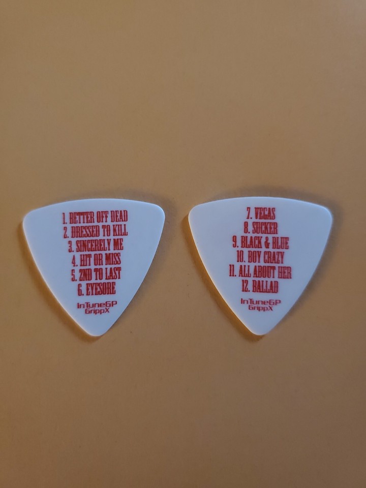 NEW FOUND GLORY NFG SELF TITLED 10 YEAR ANNIVERSARY RED LOGO GUITAR- 2 ...