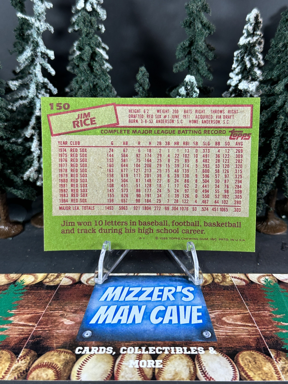 1985 Topps Baseball Jim Rice Red Sox Base Card 150 | eBay