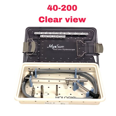 Hologic REF 40-200, MyoSure 6.25 mm 0 deg Hysteroscope Set 5 Adapter ...