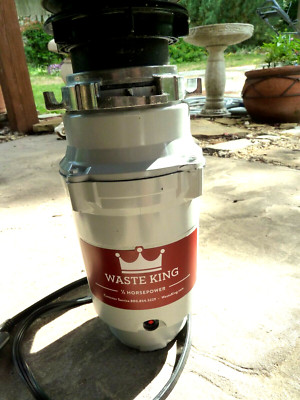 Waste King Garbage Disposal with Power Cord 1/2 HP 2600 L 1001 Works ...