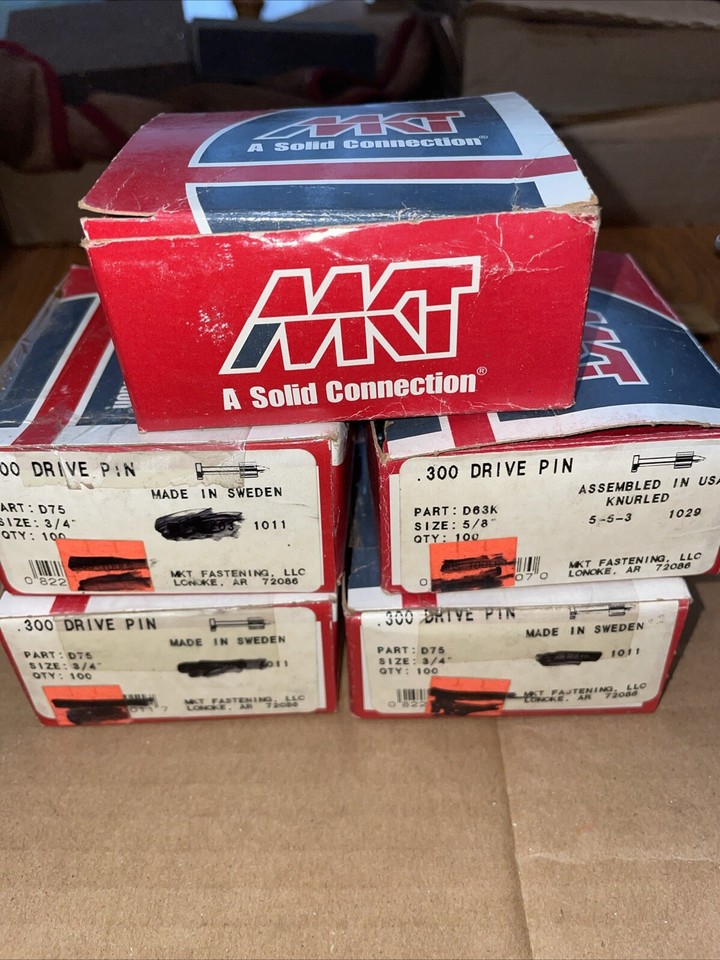 Powers 5/8” X .300" Head Pin 100 PC Each Part # D63K ! (1 Box ) | eBay UK