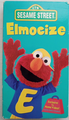 Elmocize, Sesame Street, VHS 1996, Elmo Exercise Workout, Rare, Family ...