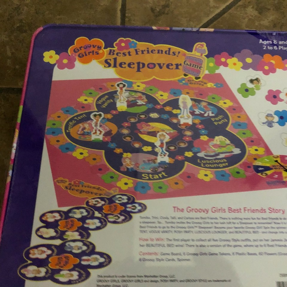 New Groovy Girls Best Friends Sleepover Game Keepsake Tin Box DJ2 | eBay
