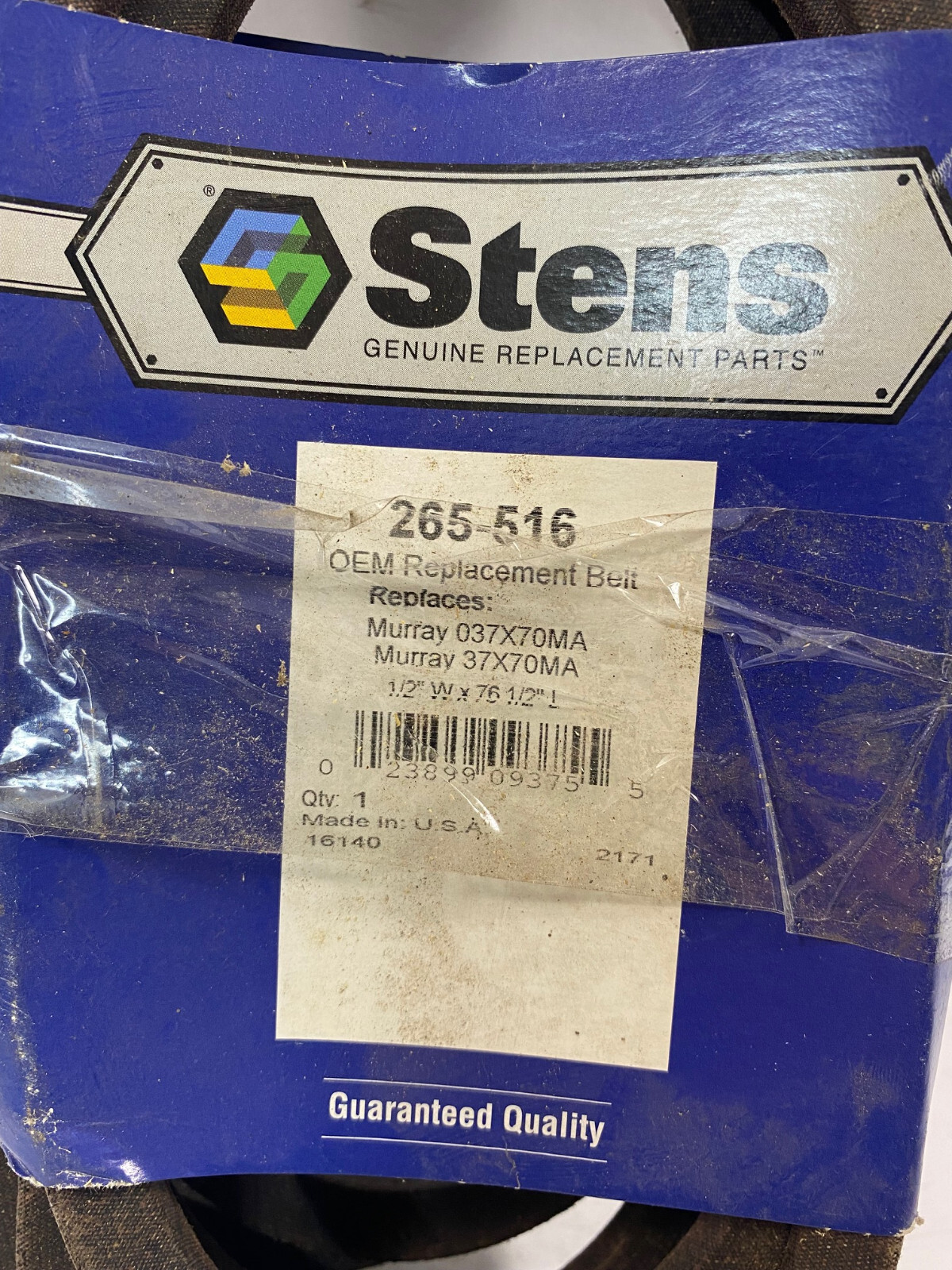 Stens 265-516 (77" x 1/2") 2- Belts | eBay