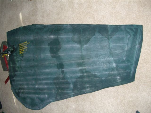 Military LRU-18/U “Vee Bottom” or “Canoe” Life Raft Assembly with CO2 ...