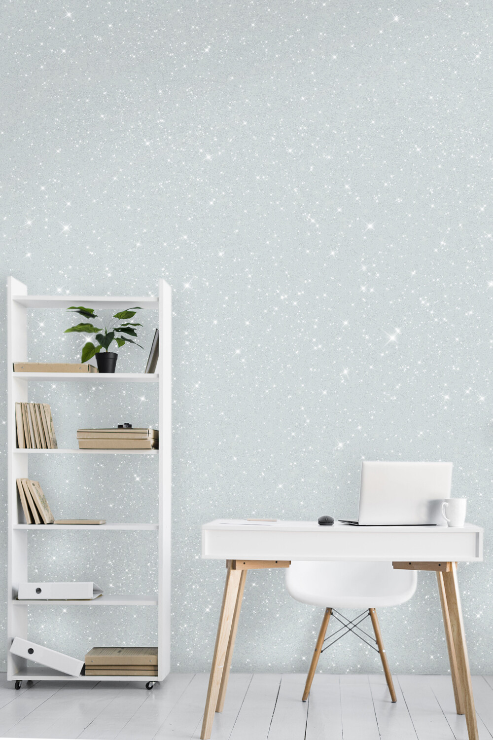 Hemway White Glitter Iridescent Paint Additive Crystals Emulsion Walls ...