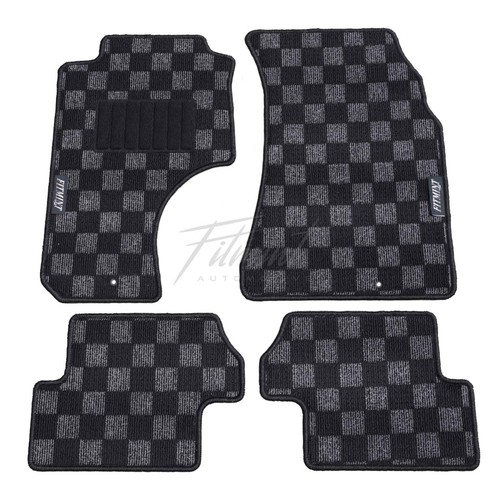 Fits S13 / 240SX LHD Checker Floor mats! Silvia JDM SR20 schassis | eBay