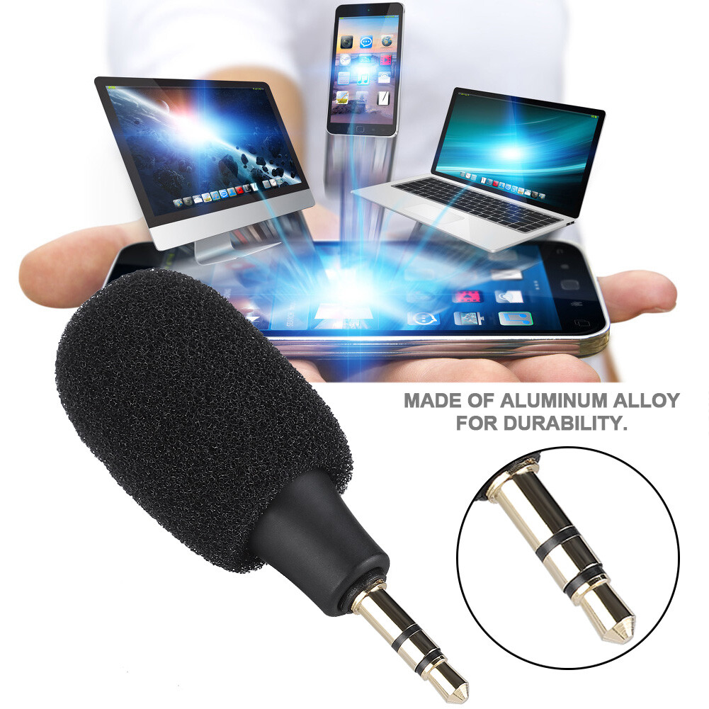 High Sensitivity Mini Microphone Microphone 3.5mm for Mobile Phone PC ...