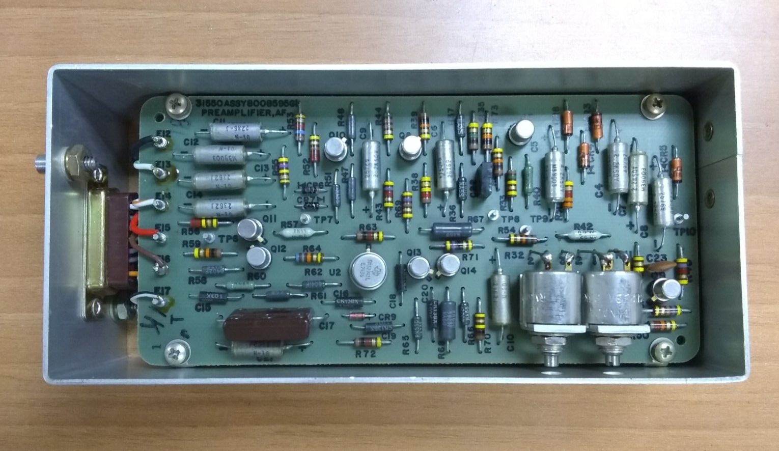 ITT Canon Receiver Amplifier (Preamplifier / Squelch) 31550 ASSY ...