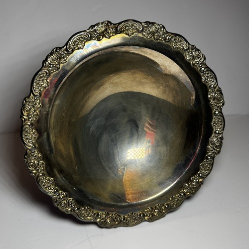 NEW Vintage Oneida Du Maurier Compote Silver Plated Serving Dish Bowl ...