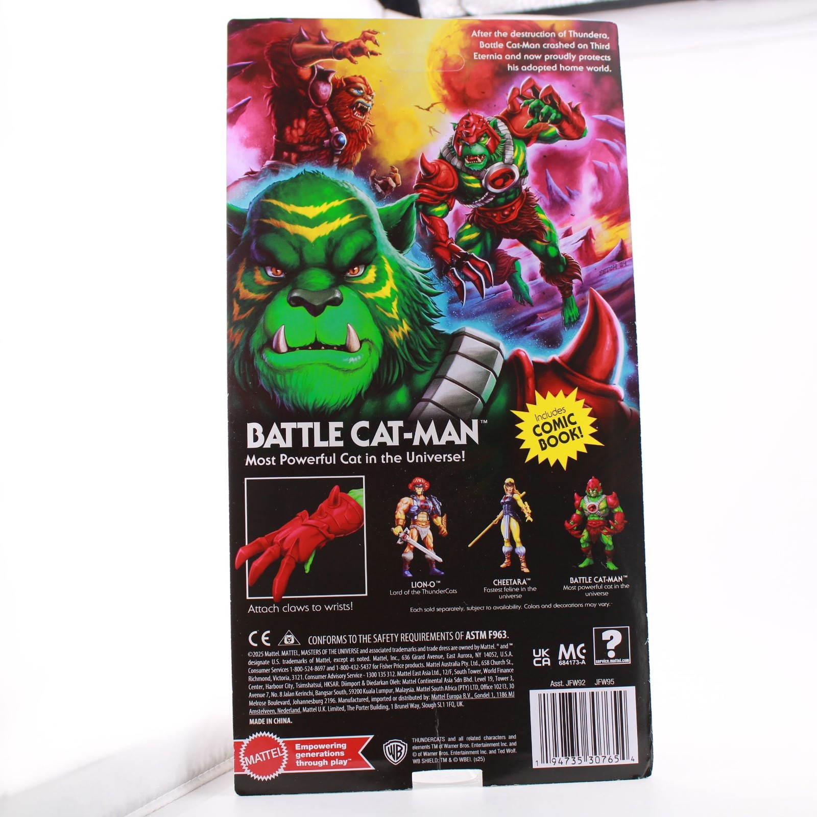 Mattel Masters of the Universe X Thundercats - Battle Cat-Man - Action ...