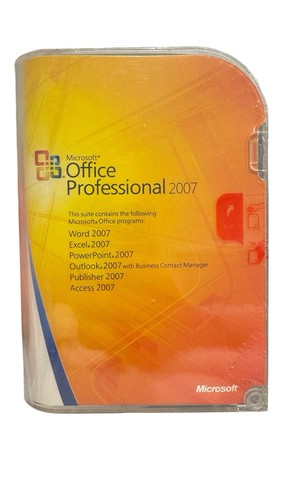 NEW SEALED Microsoft Office Professional 2007 | eBay