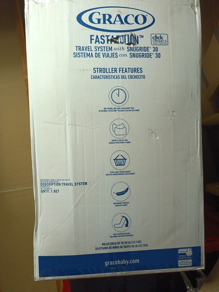 Graco Fastaction Travel System With Snugride 30 | eBay