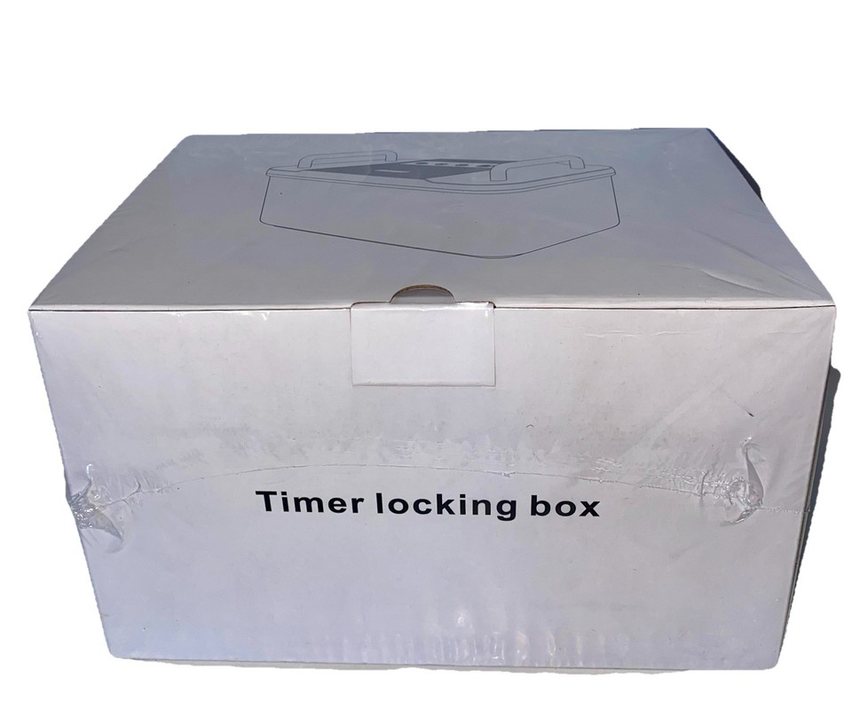 Safe Timed Lock Box with Handle-Phone Lock box w/ Timer Unplug from ...
