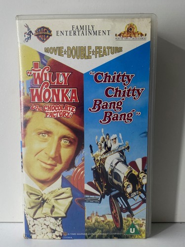 Willy Wonka Chocolate Factory Chitty Chitty Bang Bang Vhs Video
