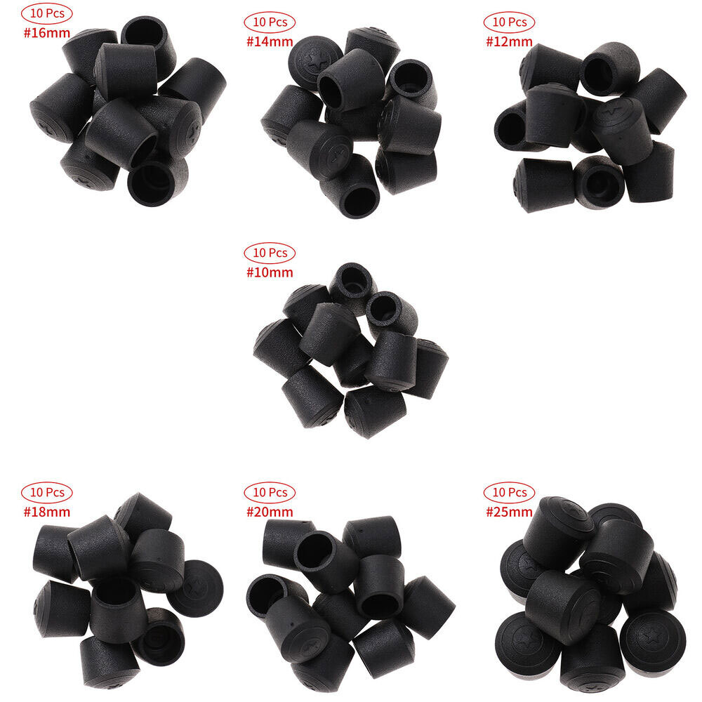 10X 10-25mm Non-slip Leg Tip Caps Table Chair Foot Floor Protector ...