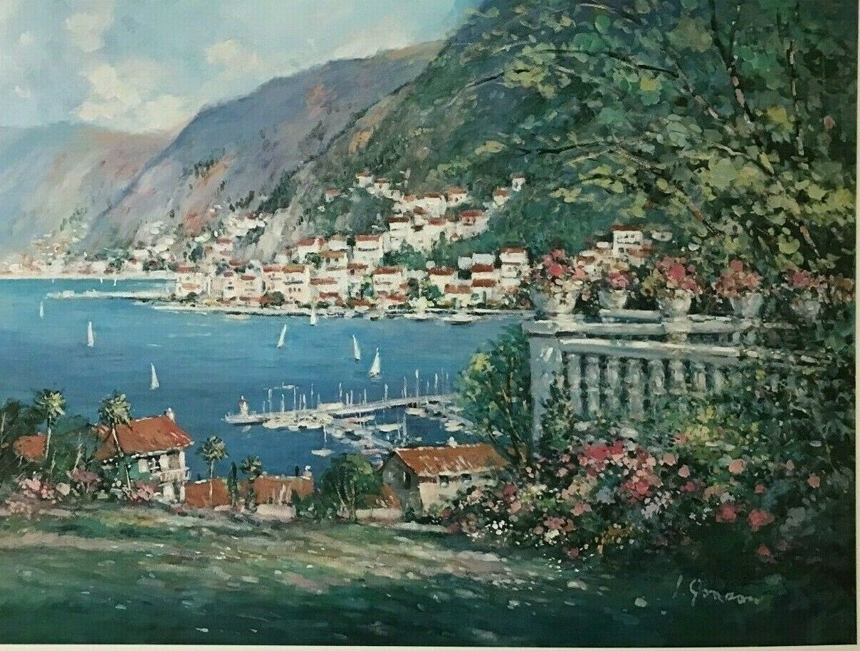 Riviera, L. Gordon, Limited Edition Lithograph, # 1073/1250 with COA | eBay