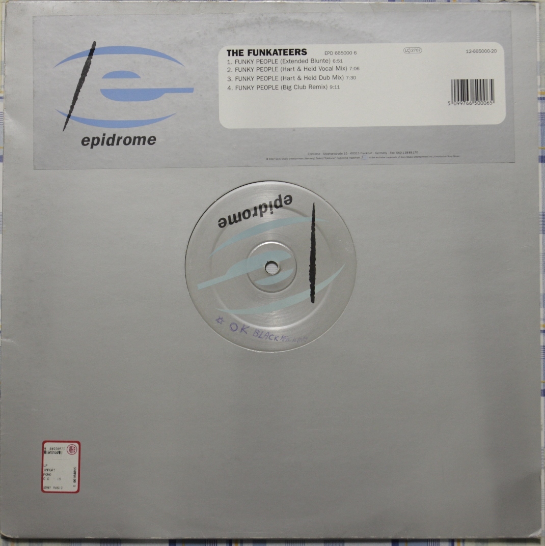 33 RPM Record The Funkateers - Funky People | eBay