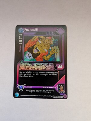 DBZ CCG DRAGON BALL Z GT PAPARRAPA!!! #243 LIMITED FLAT FOIL ULTRA RARE ...