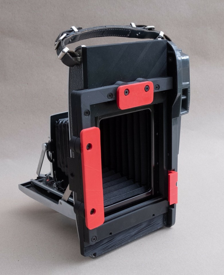 Polaroid 110A/B / 120 / 800 - 3d printed 4x5 conversion kit ...