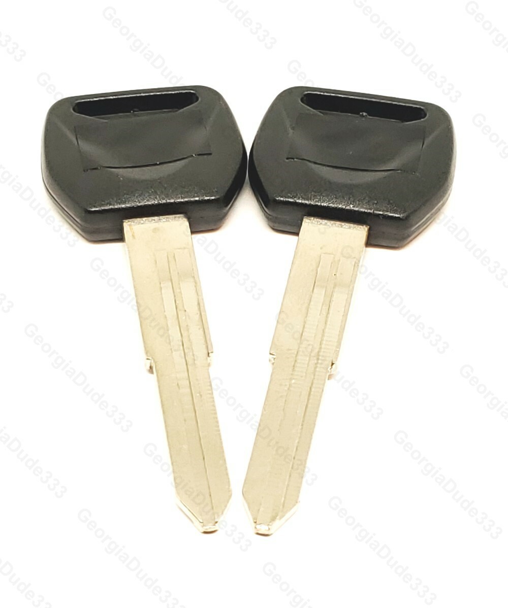 2 Pcs: Honda Motorcycle Key Blanks w/ Plastic Head X265 for CB CBR CRF ...