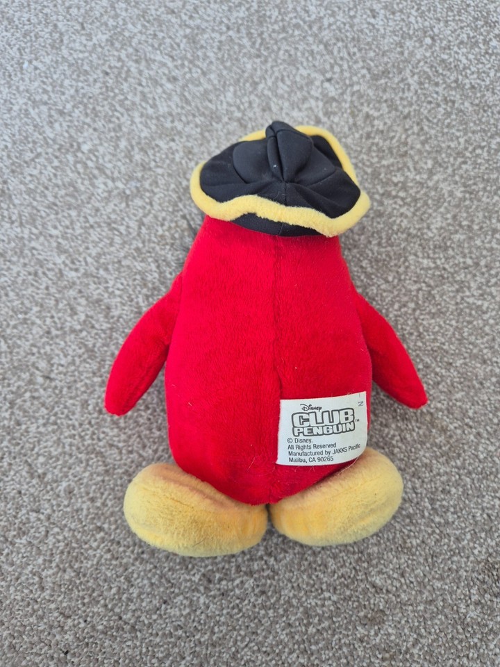 7" DISNEY CLUB PENGUIN EXCLUSIVE CAPTAIN ROCKHOPPER PIRATE PENGUIN ...