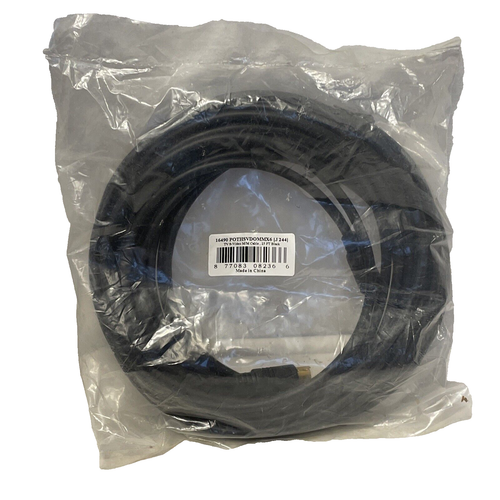 TV S-Video Male to Male Cable 25 ft 4 Pin Plug & Play Cord 877083082366 ...