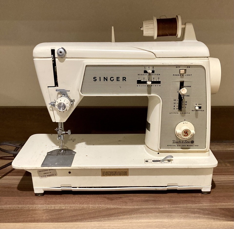 Vintage Singer Sewing Machine - Model 648 - Untested | eBay