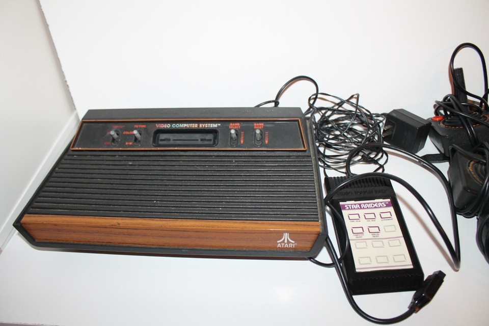 Original VTG Atari 2600 Game Console System with Controllers Paddles ...