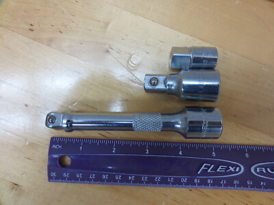 TrueCraft Ratchet Extensions and Adapter (3-Pc Set-40005,40102, 30180 ...