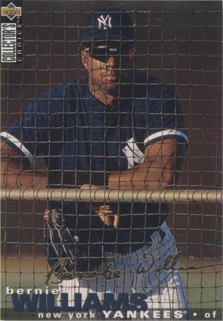 1995 Upper Deck Collector's Choice - Bernie Williams #517 Gold Foil ...