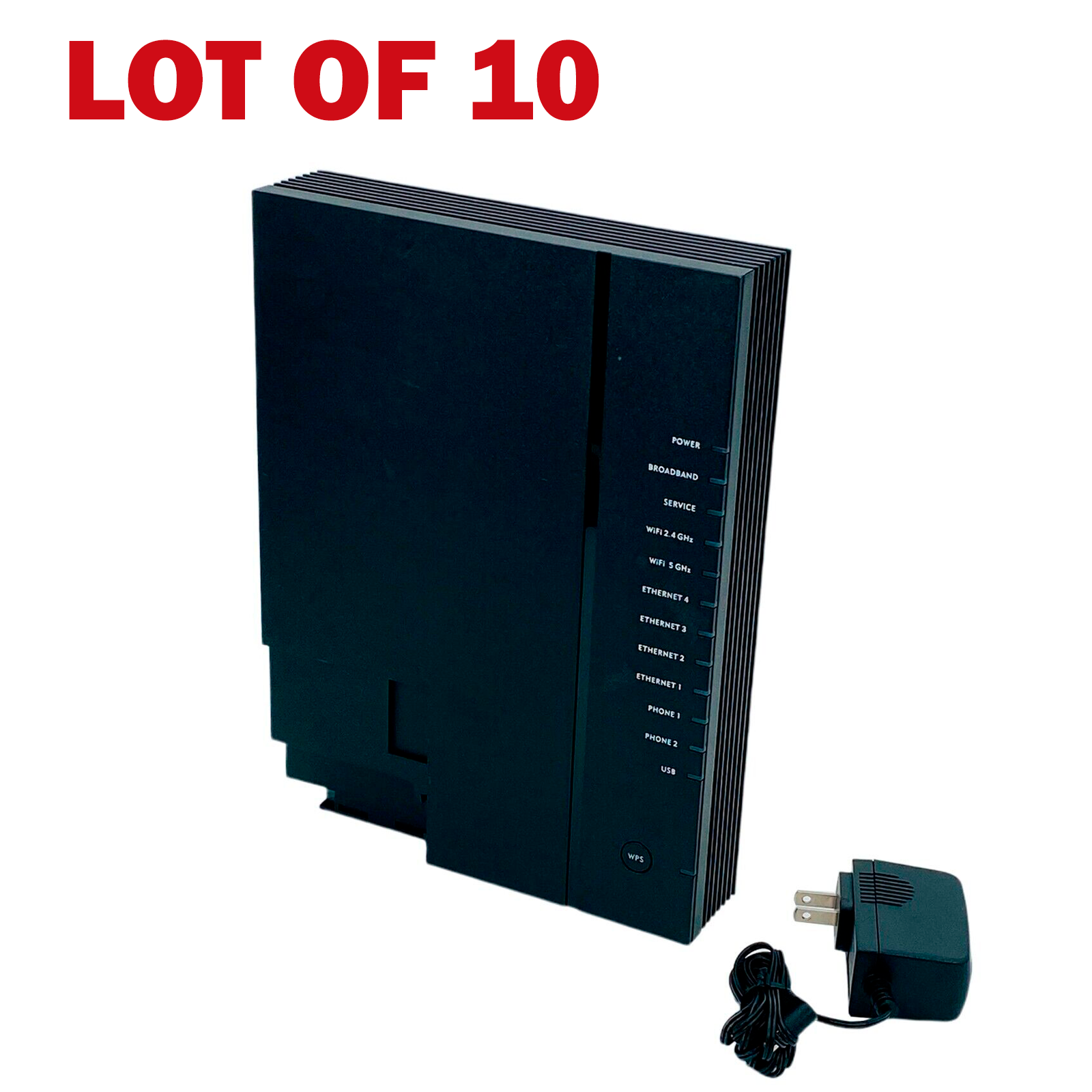 LOT OF 10 Calix GigaCenter 844E-1 2.4 GHz 5 GHz Router Modem w/Adapter ...