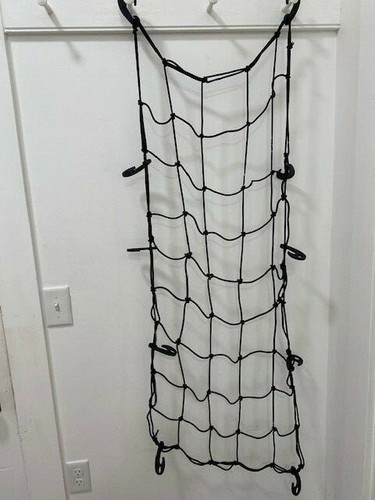 Black Bungee Net 11 Hooks Luggage Netting | eBay