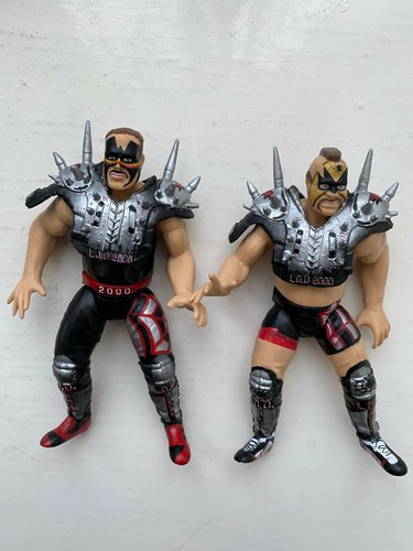 WWE WWF LEGION OF DOOM HAWK & ANIMAL WRESTLING JAKKS ACTION FIGURE BCA ...