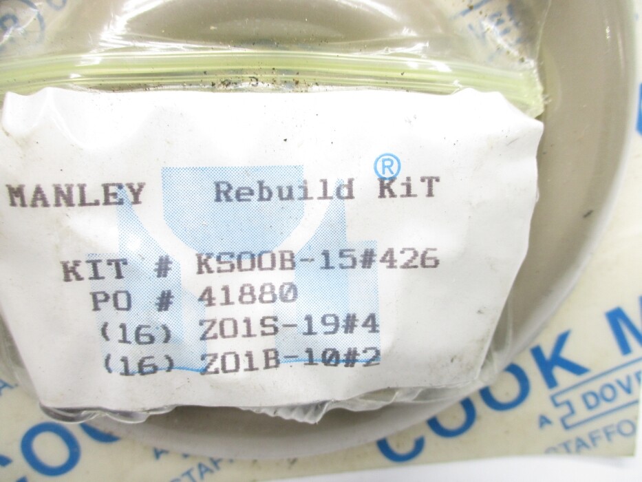 COOK MANLEY KSOOB-15#426 NSMP | eBay