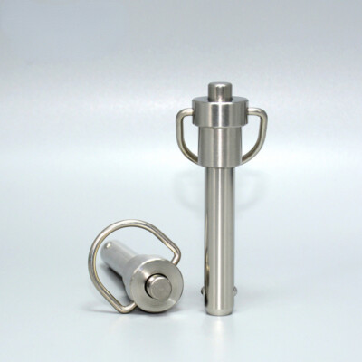 Bolt Ball Quick Release Pin Head Quick Lock Pin Plug w/Ring Handle Pull ...
